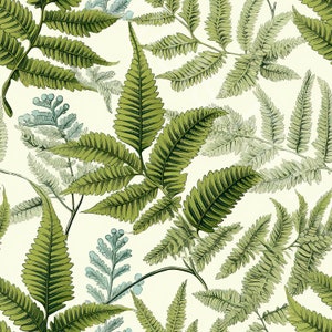 Fern Chronicles: 20 Digital Patterns in Botanical Etching Artistry - Etsy