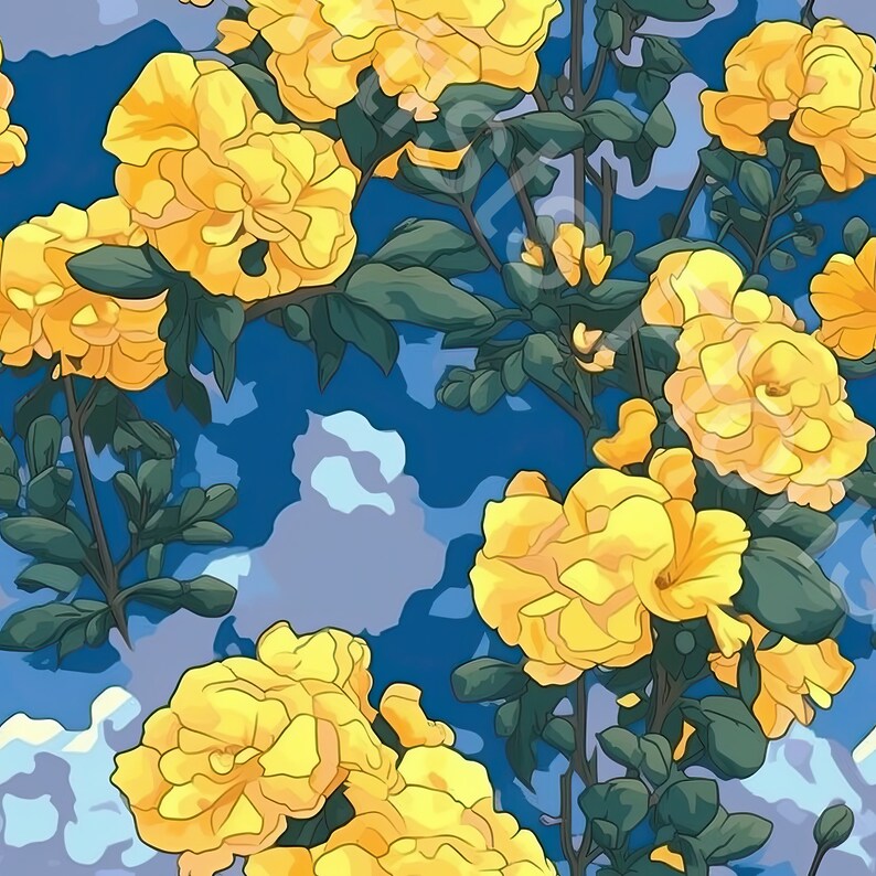 Maxfield Parrish-inspired Complete Bundle: 48 Rainbow Flower Fields Seamless Digital Patterns - Etsy