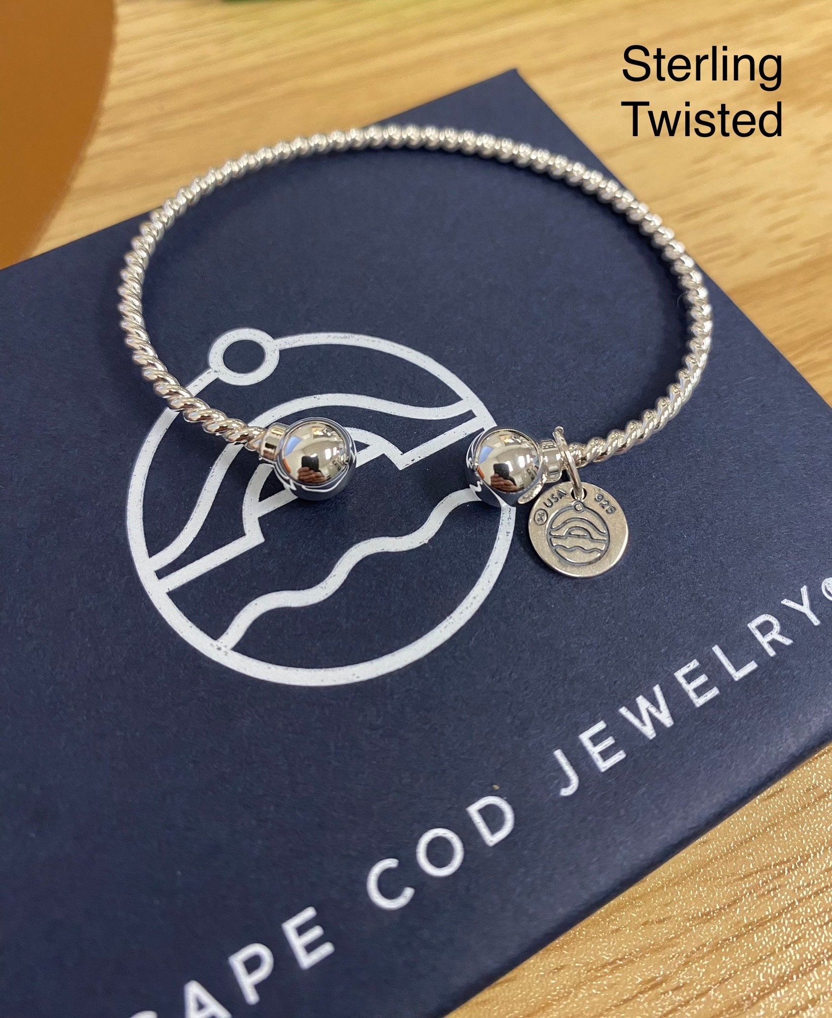 Lestage Authentic Cape Cod Bracelet: Double Ball Open Cuff - Etsy