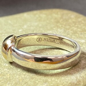 Lestage Cape Cod Ring: Sterling Silver & 14k Gold - Etsy