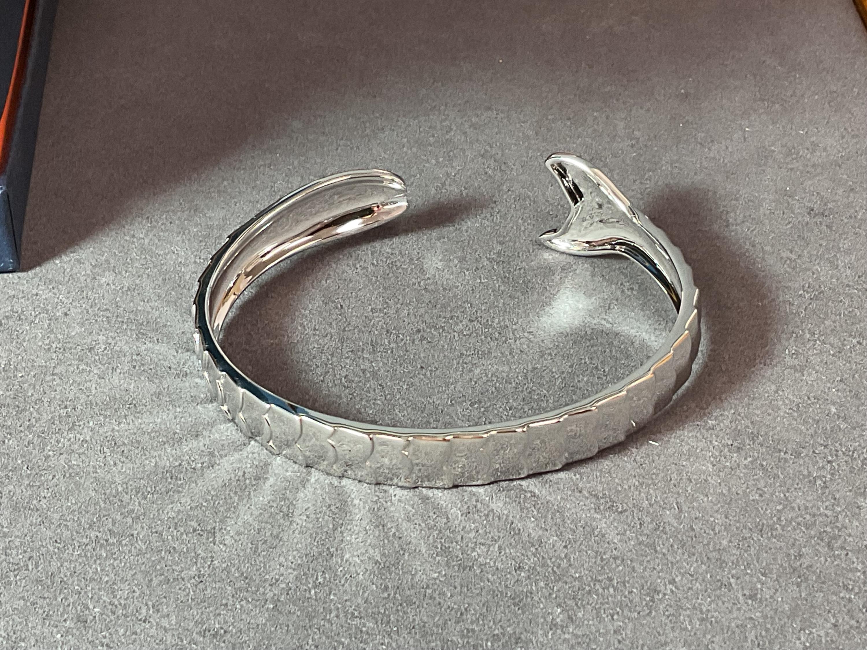 Lestage Cape Cod Sterling Silver Fish Bangle: Evening Tide Collection ...