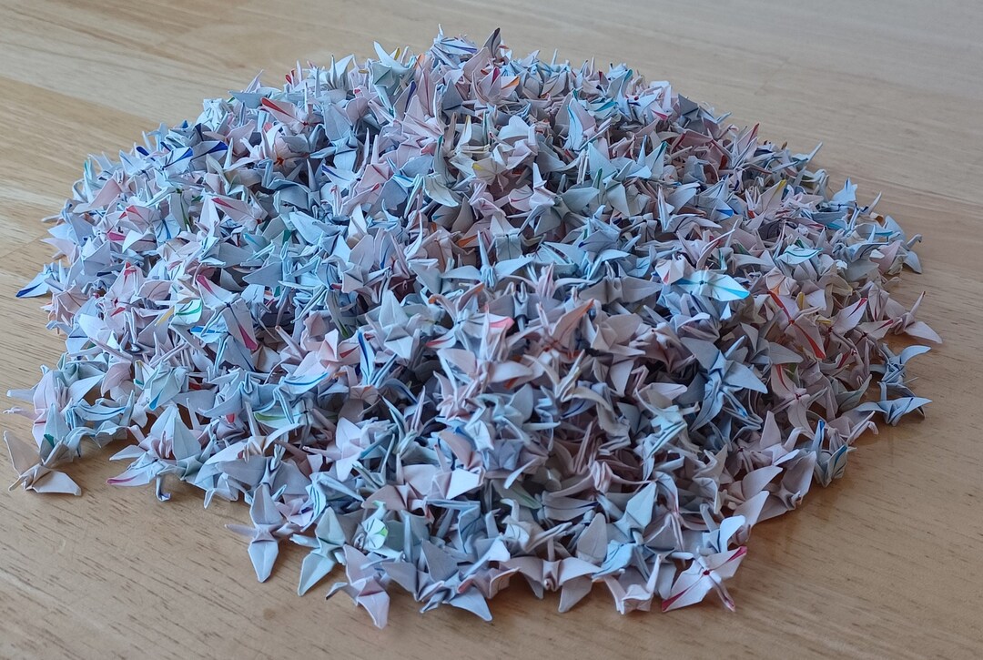 Pastel Colors 1000 Mini Origami Cranes, Best Gift and Wishes, - Etsy