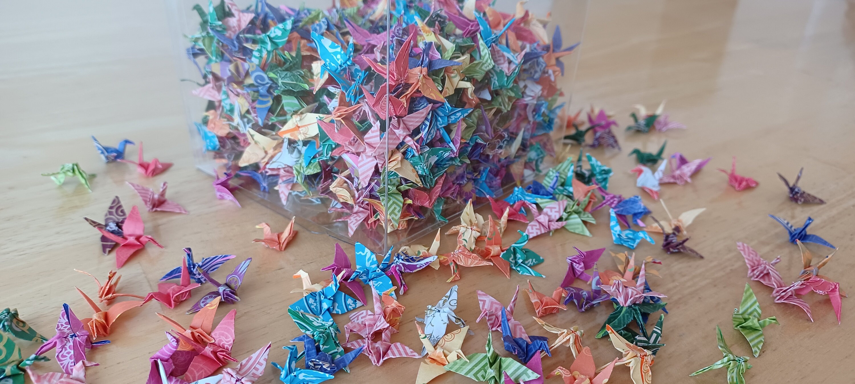1000 Mini Origami Cranes With Japanese Patterns Great as Decoration or ...
