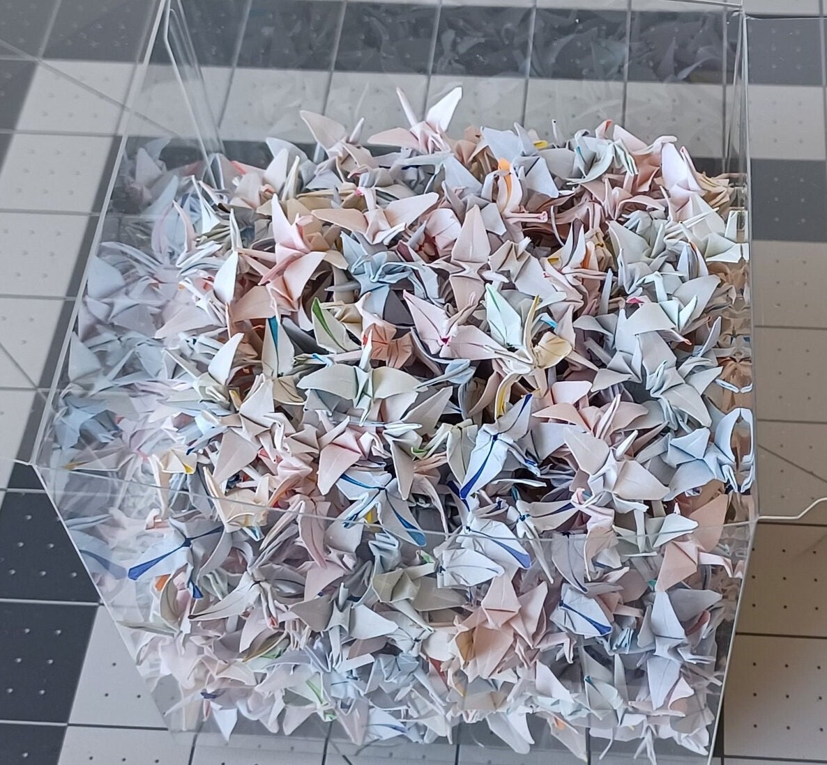 Pastel Colors 1000 Mini Origami Cranes, Best Gift and Wishes, - Etsy