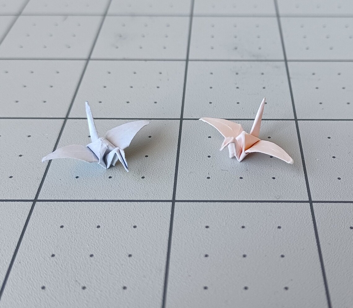 Pastel Colors 1000 Mini Origami Cranes, Best Gift and Wishes, - Etsy