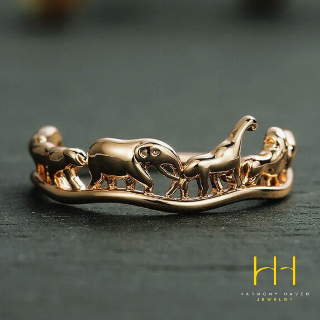 Gold Vintage Minimalist Ring for Animal Lovers,vintage Ring for Her ...