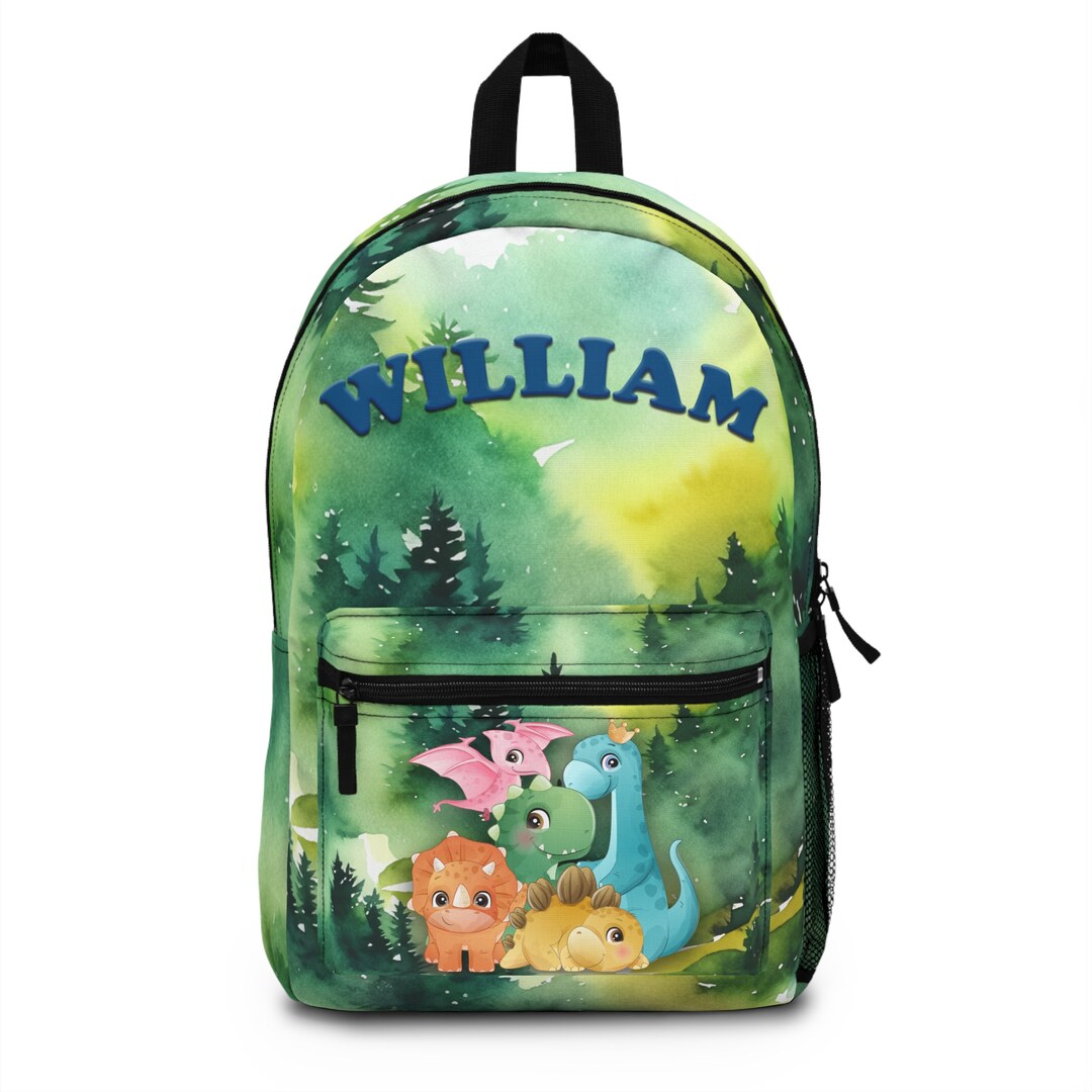 Dragon Personalized Name Backpack, Custom Boys Backpack, Boys Backpack ...