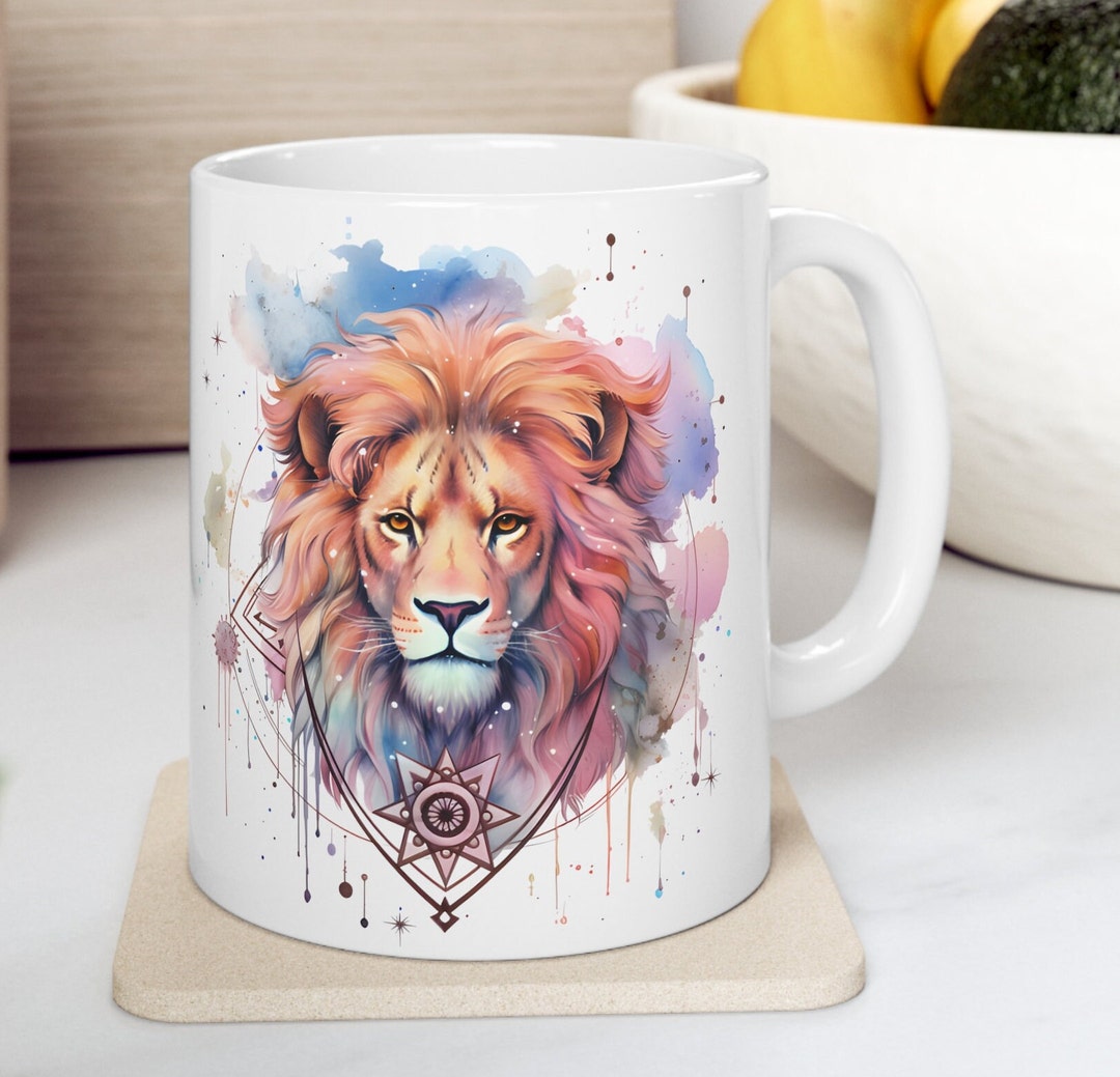 Zodiac Sign Mug Birth Sign Mug Ceramic Leo Mug Leo - Etsy