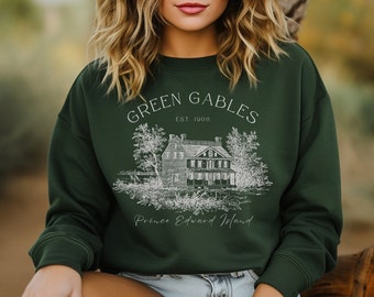 Anne of Green Gables Embroidered Sweatshirt - Anne With an E Shirt ...