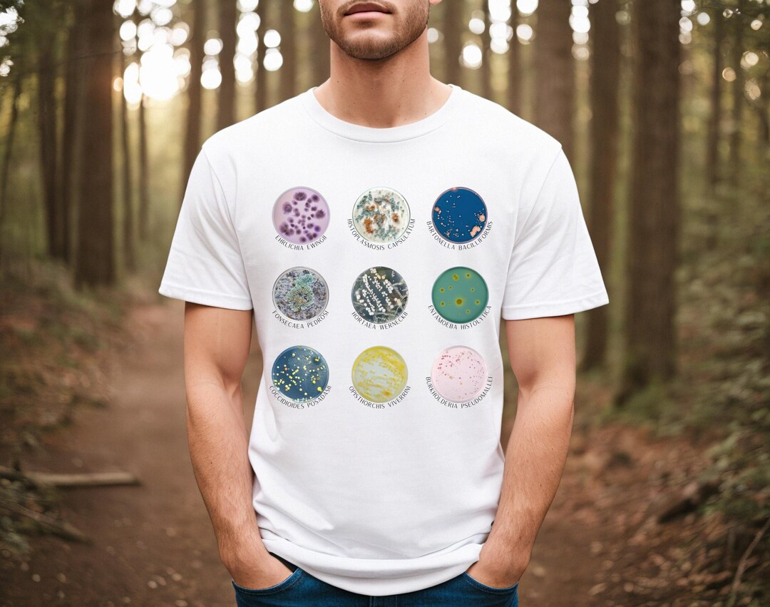 Petri Dish Bacteria Shirt for Nurse Funny Bacteria Shirt for Infectious ...