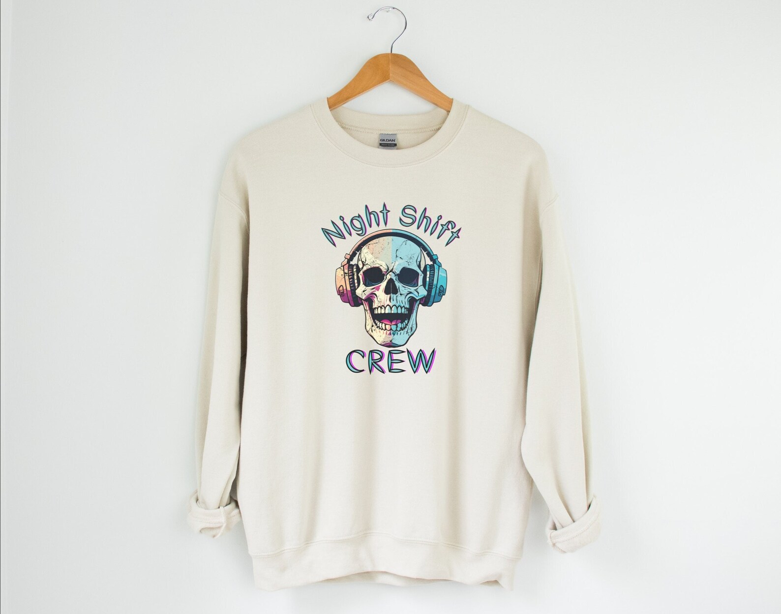 Night Shift Crew Sweatshirt for Night Shift Skeleton Sweater for Night ...
