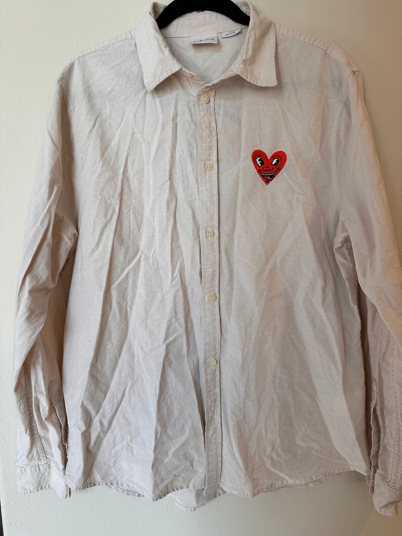 Vintage Keith Haring Button Up - Etsy