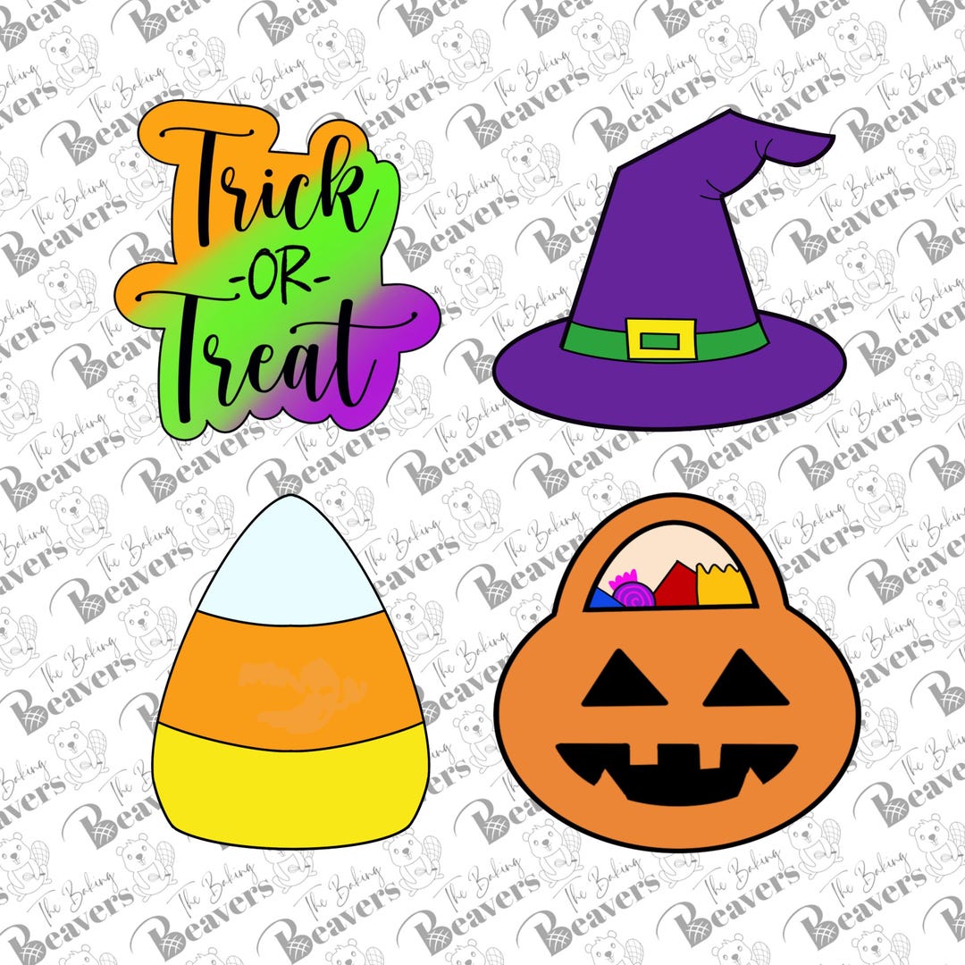 Trick or Treat Mini Set of Cookie Cutters (updated) - Etsy