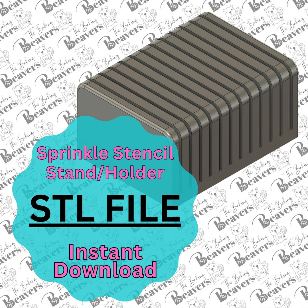 STL - Sprinkle Stencil Holder (digital Download) - Etsy