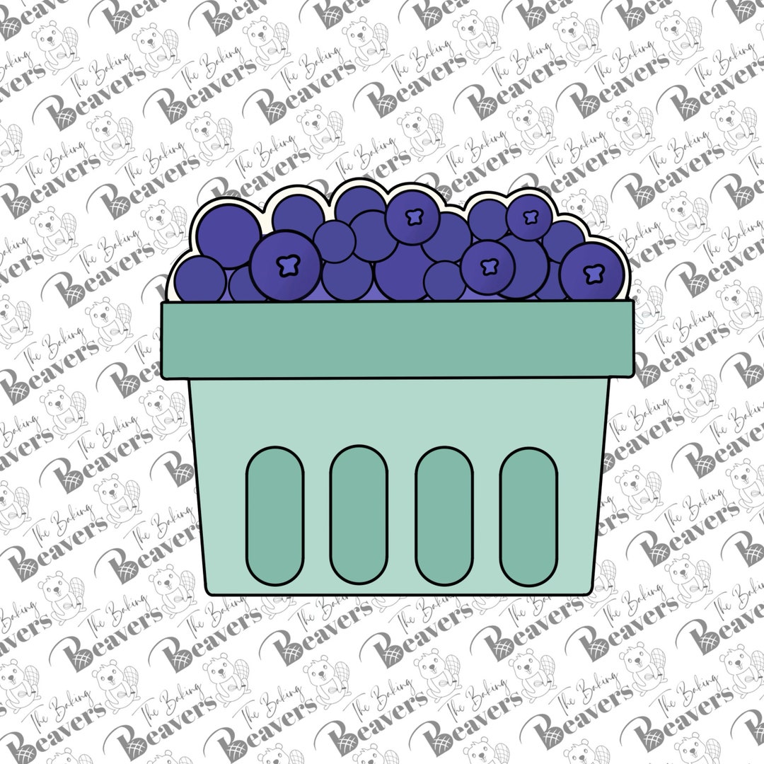 Blueberry Carton Cookie Cutter - Etsy