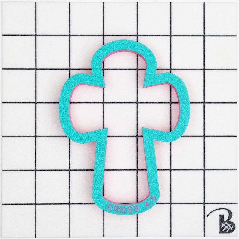 Cross With Rounded Edges Cookie Cutter - Etsy