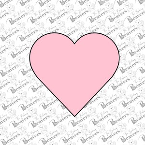 STL - Pointed Heart Sprinkle Stencil (digital Download) - Etsy
