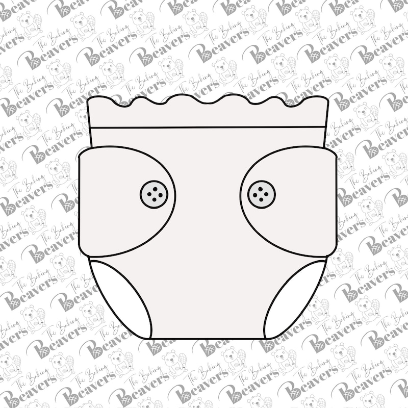 Baby Diaper Cookie Cutter - Etsy