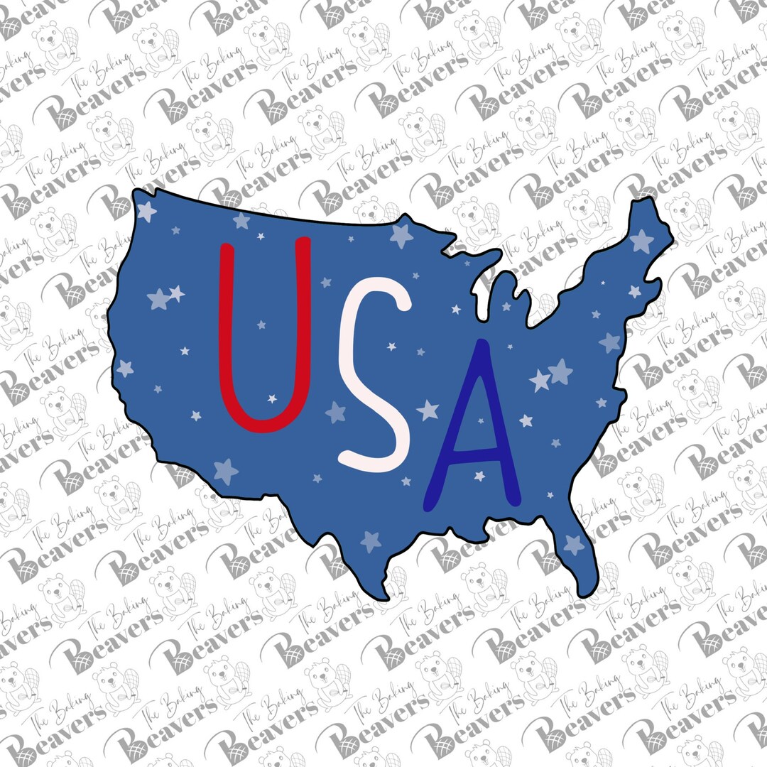 United States Map Cookie Cutter (recommend Sizing Up) - Etsy