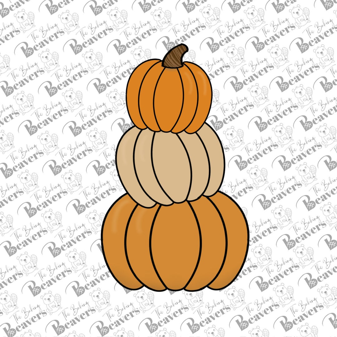 Pumpkin Stack Cookie Cutter (recommend Sizing Up) - Etsy