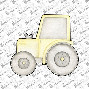 Construction Tractor Cookie Cutter - Etsy