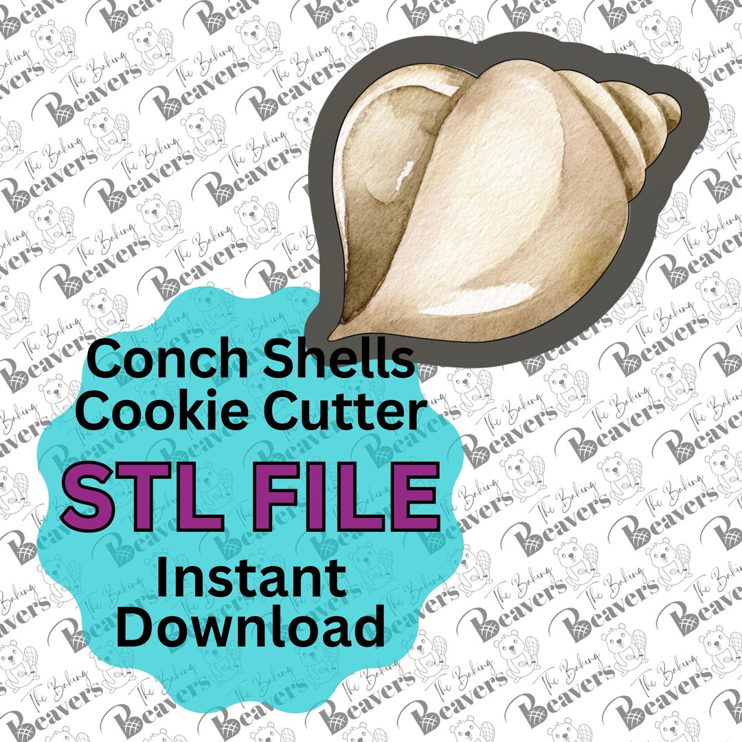 STL -conch Shell (digital Download) - Etsy