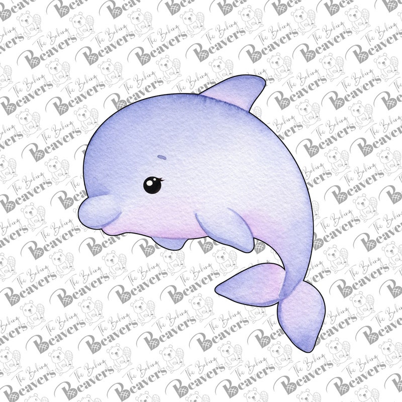 Dolphin Cookie - Etsy