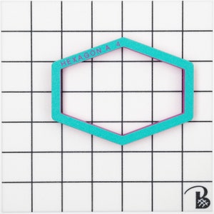Elongated Hexagon A Cookie Cutter - Etsy