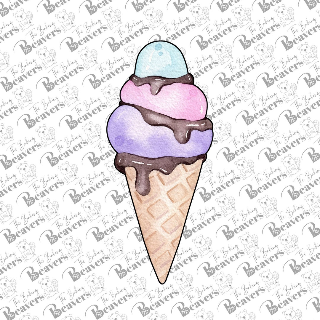 Ice Cream Cone Cookie Cutter - Etsy