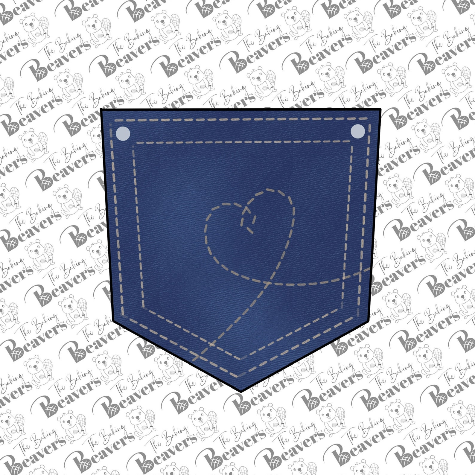 Denim Pocket Cookie Cutter (recommend Sizing Down) - Etsy