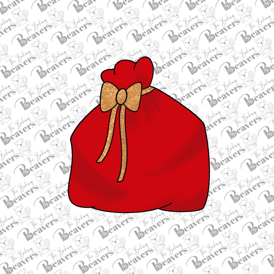 Santa's Toy Bag Cookie Cutter - Etsy