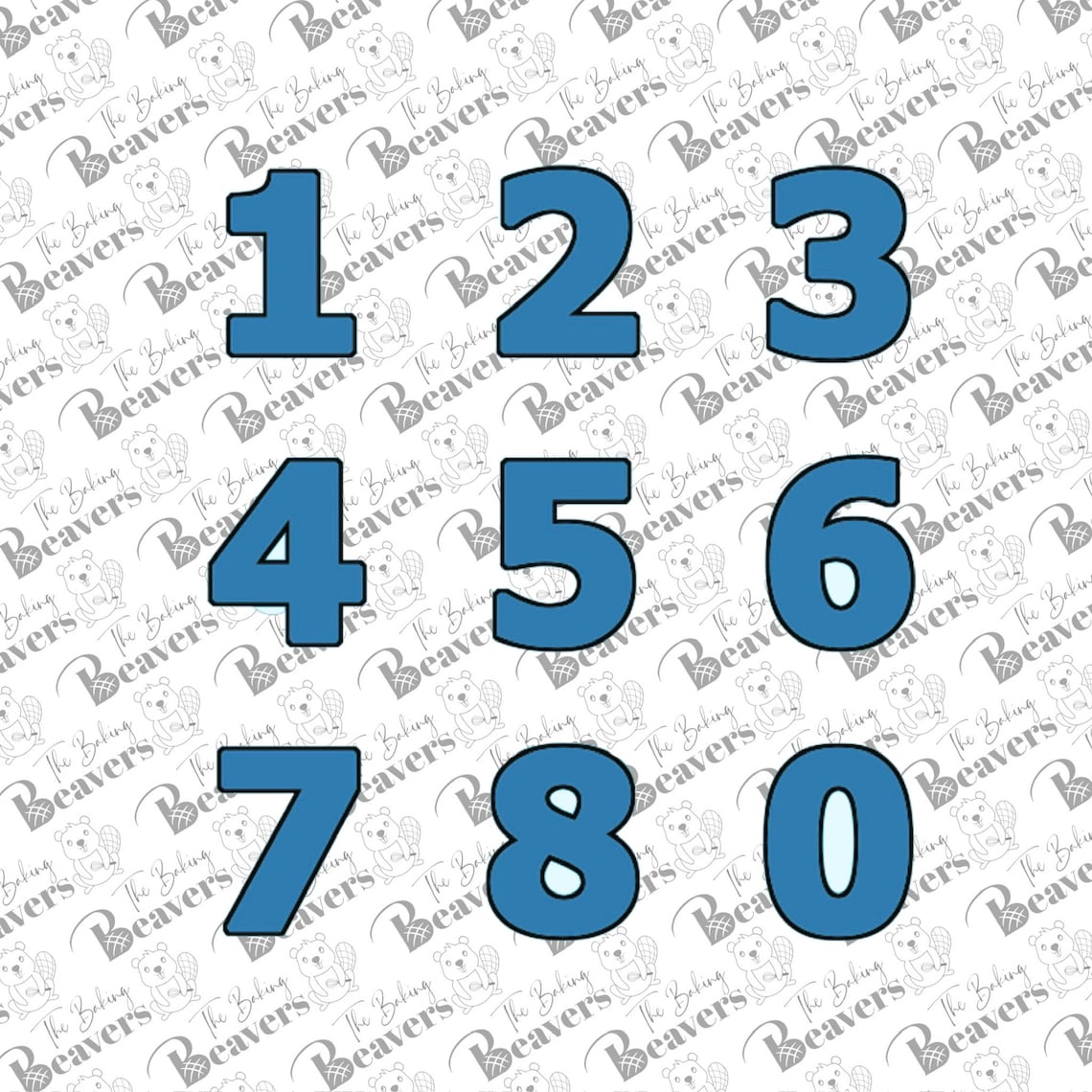 Individual Numbers Cookie Cutter - Etsy