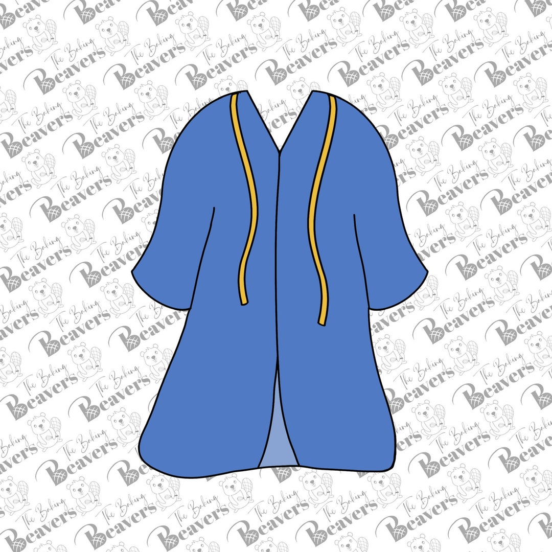 Graduation Gown Cookie Cutter #1 (arms Connected) - Etsy