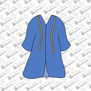 Graduation Gown Cookie Cutter #1 (arms Connected) - Etsy