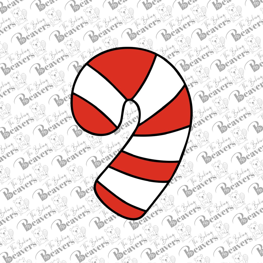 Chunky Candy Cane Cookie Cutter - Etsy