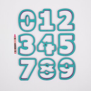 Individual Numbers Cookie Cutter - Etsy