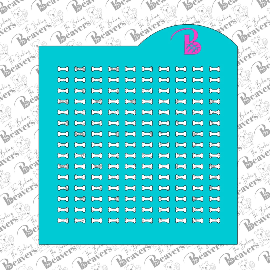 Bones Sprinkle Stencils (standard or Large) - Etsy