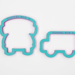 School Bus Cookie Cutter (front View) - Etsy