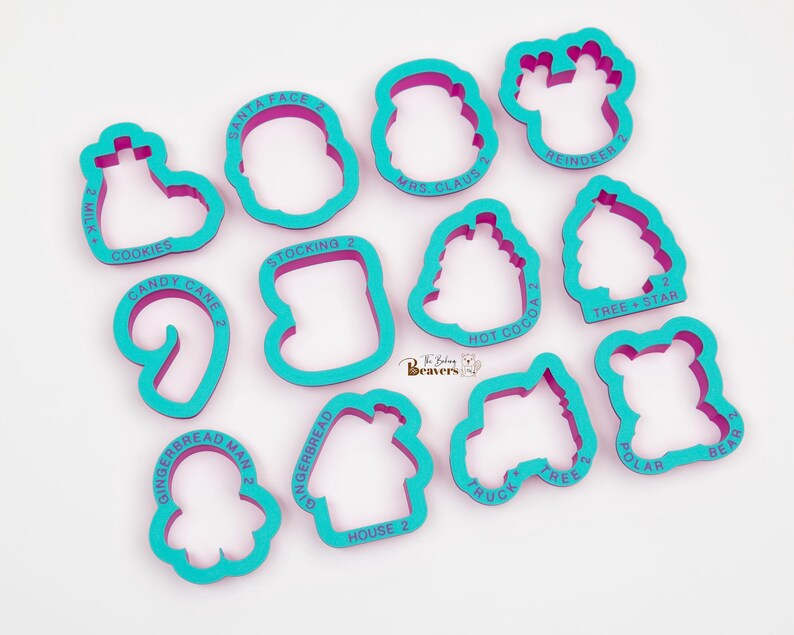 Christmas Dozen (3rd Edition- Chunky) Cookie Cutters - Etsy