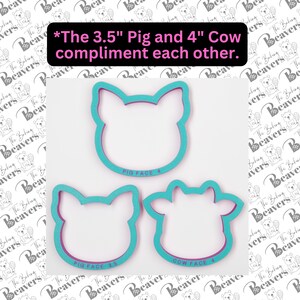 Pig Face Cookie Cutter - Etsy
