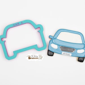 Front View of Car Cookie Cutter (recommend Sizing Up) - Etsy