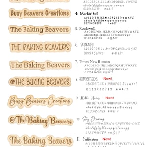 Custom Laser Engraved Wooden Business Name Plaque for Social Media ...