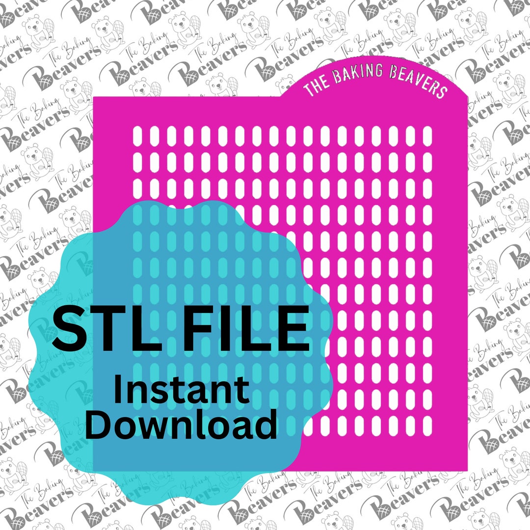 STL - Oblong Sprinkle Stencil (digital Download) - Etsy