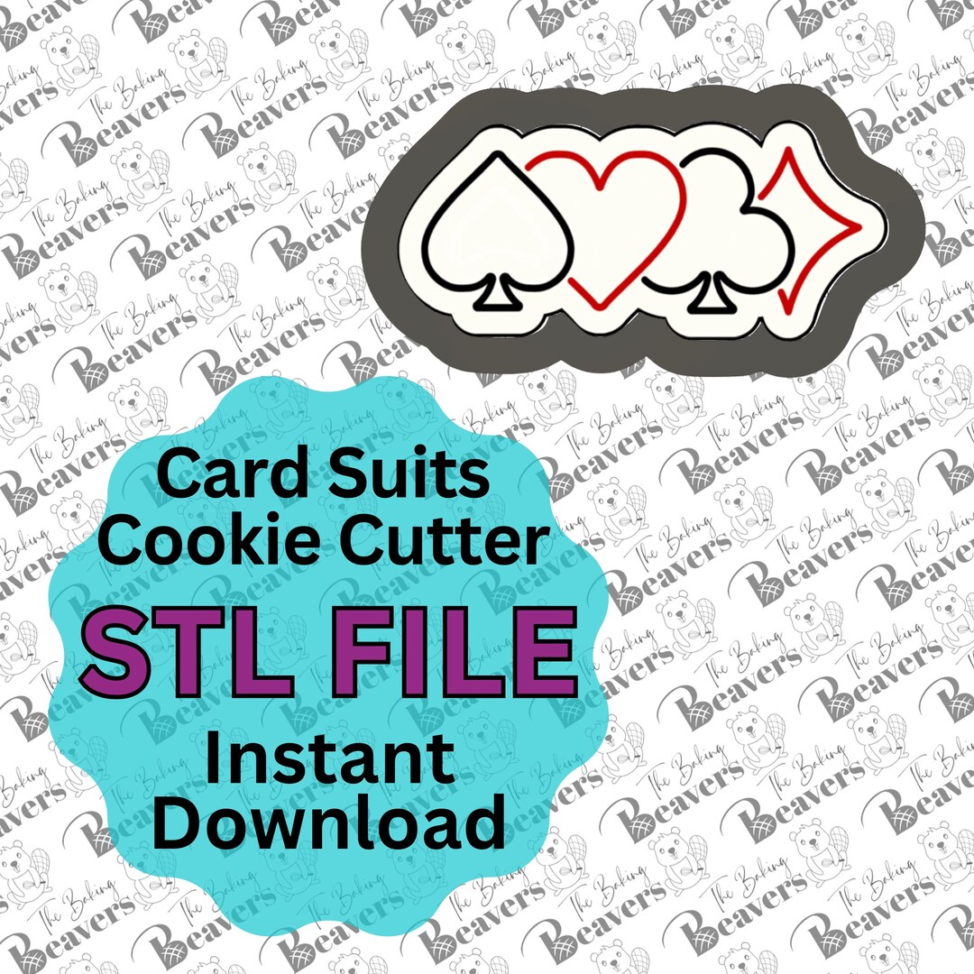 STL - Card Suits (digital Download) - Etsy