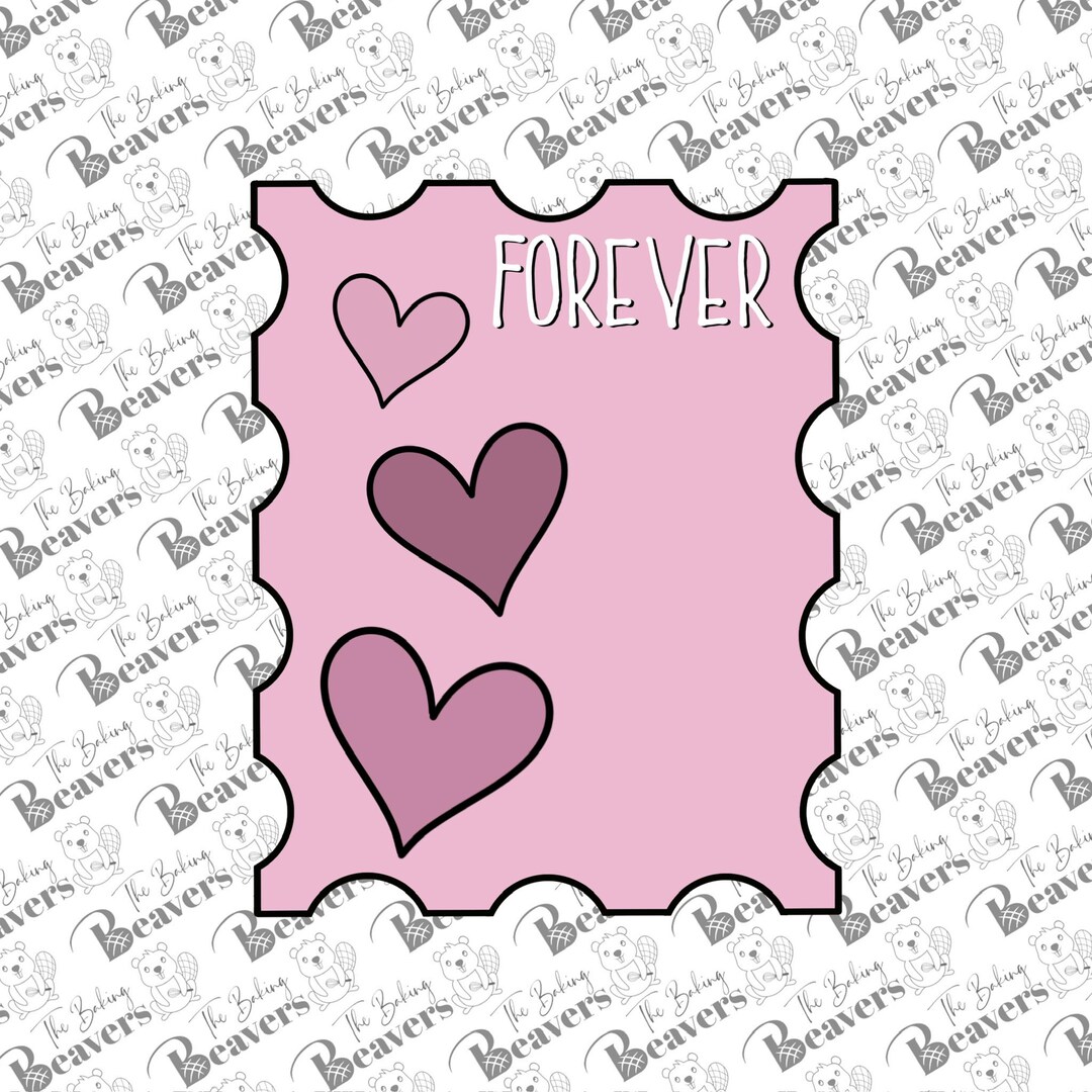 Postage Stamp Cookie Cutter | Holiday Stamps | Valentine’s Day Stamp - Etsy