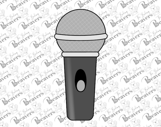 Microphone 101 Cookie Cutter Set - Etsy