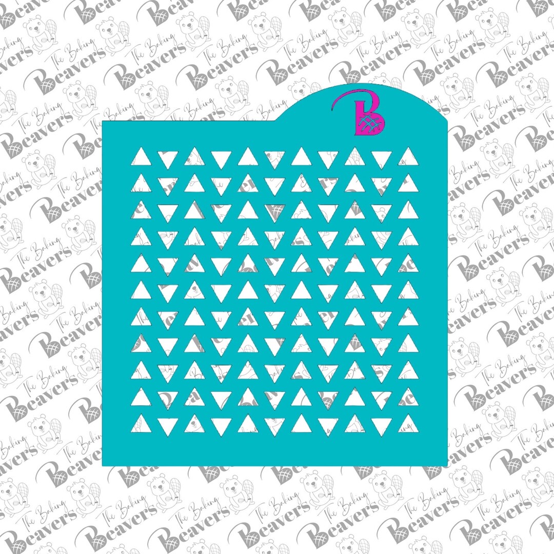Triangle Sprinkle Stencils (sm, Md, or Lg) - Etsy