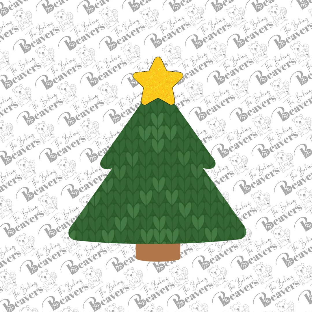 Christmas Tree With Star Cookie Cutter - Etsy