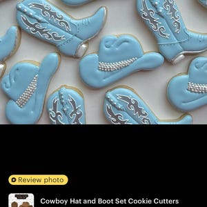 Cowboy Hat and Boot Set Cookie Cutters - Etsy