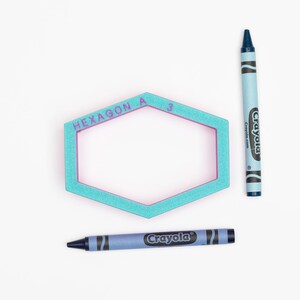 Elongated Hexagon A Cookie Cutter - Etsy